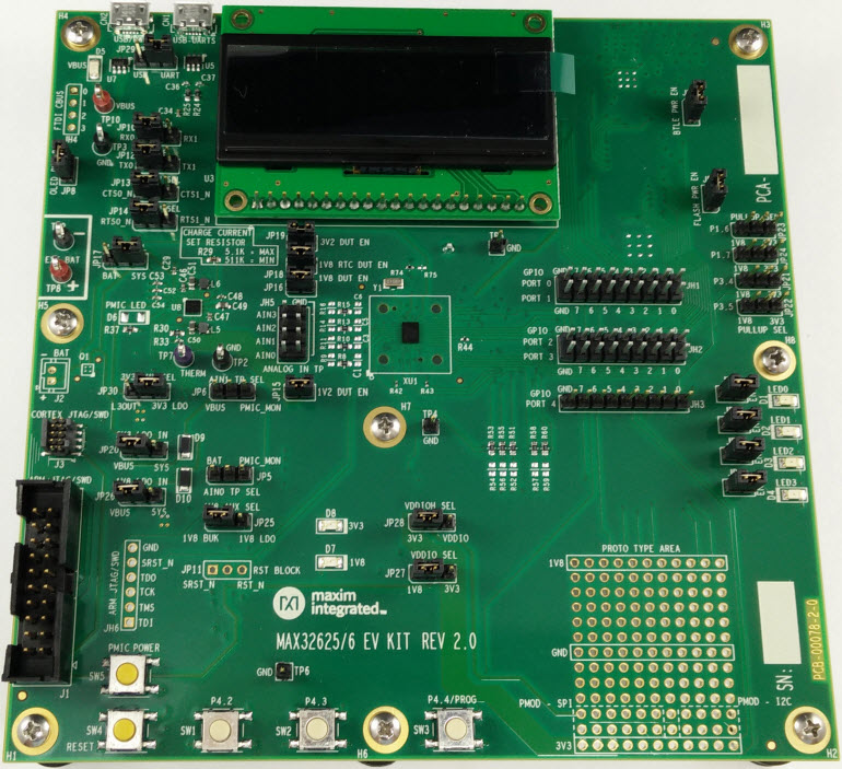 MAX32625 EVKIT Reference Design Microcontroller Arrow