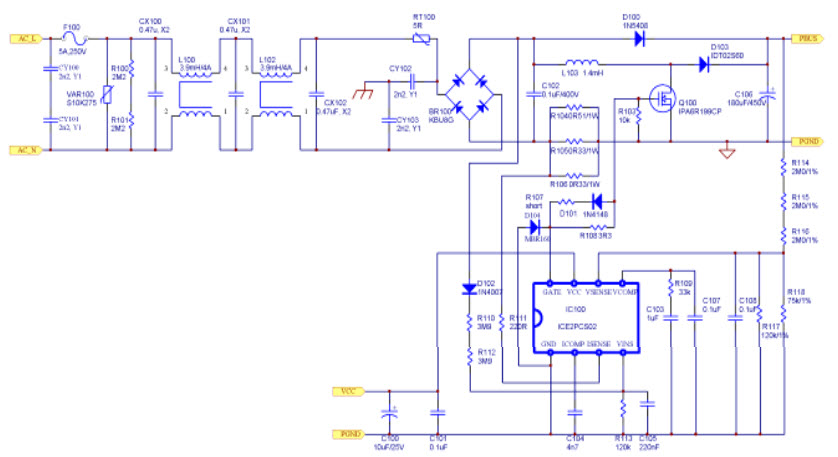 EVALQS-190W-ICE2QS02G Reference Design | 交流到直流多输出电源 | Arrow.com