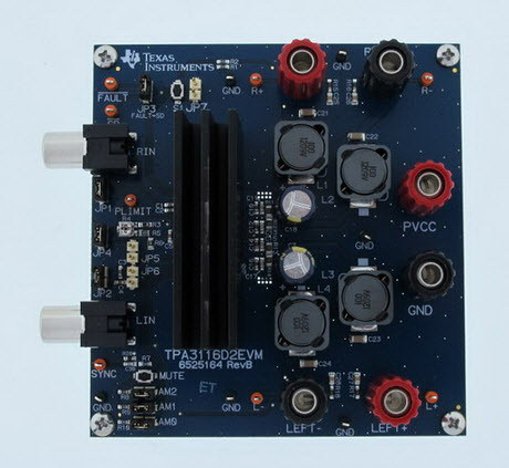 TPA3116D2EVM by Texas Instruments | Amplifier IC Development Boards and ...