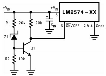 LM2574_Typical Application Conception de référence | Alimentations ...