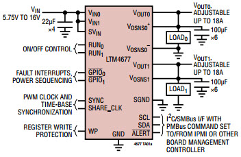 LTM4677_Typical Application Reference Design | DC to DC Multi-Output ...