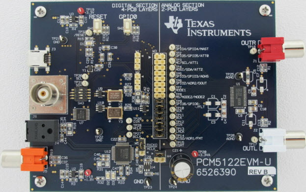 PCM5122EVM-U Reference Design | Audio Processor | Arrow.com