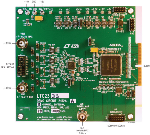 DC2412A-B Reference Design | Analog to Digital Conversion | Arrow.com