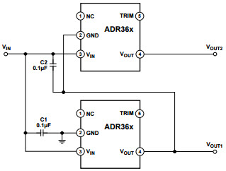 ADR360A_Typical Application Reference Design | Voltage Reference ...