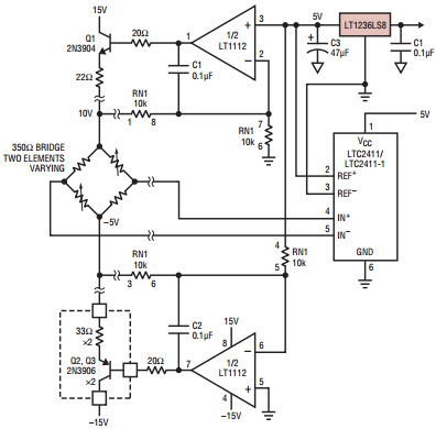 LT1236LS8_Typical Application Reference Design | 电压参考 | Arrow.com