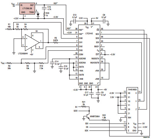 LT1236LS8_Typical Application Reference Design | Voltage Reference | Arrow.com