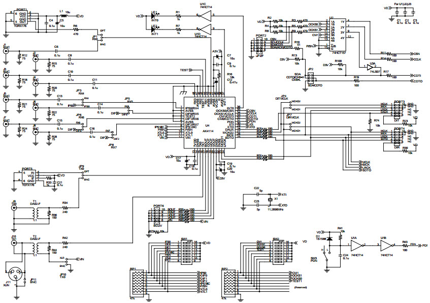 AKD4114 Reference Design | Audio Interfaces | Arrow.com