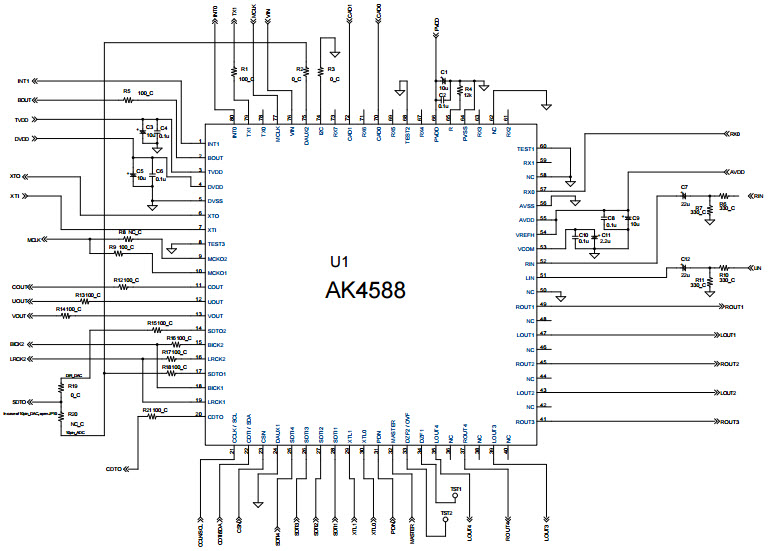 AKD4588 Reference Design | Audio CODEC | Arrow.com