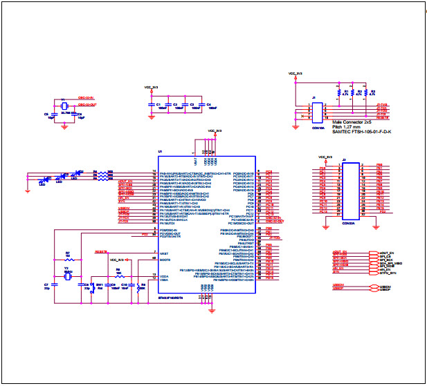 Steval Ipe023v1 Reference Design Usb Interface To Microcontroller 3578
