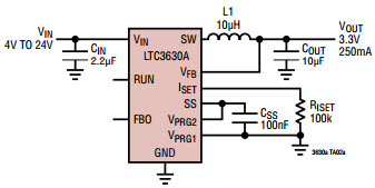 LTC3630A_Typical Application Reference Design | DC to DC Single Output Power Supplies | Arrow.com