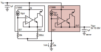 LT3088_Typical Application Reference Design | DC to DC Single Output Power Supplies | Arrow.com
