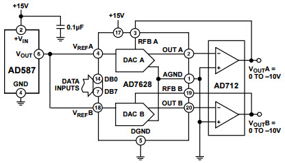 AD587_Typical Application Reference Design | Voltage Reference | Arrow.com