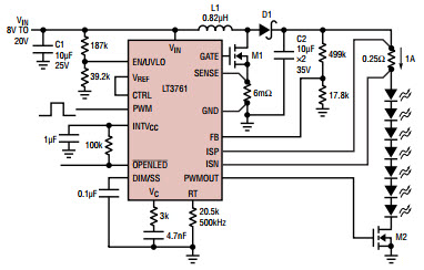 LT3761-1_Typical Application Reference Design | General LED Driver | Arrow.com
