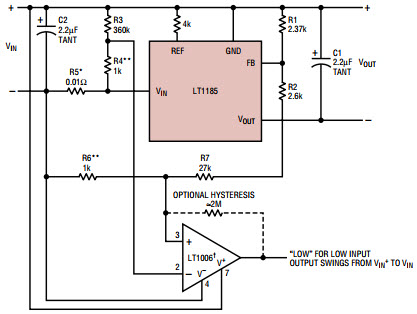 LT1185_Typical Application Progetto di riferimento | Alimentatori ...