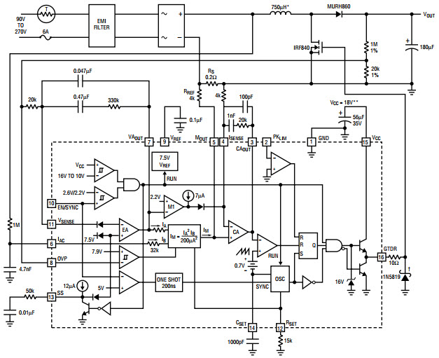LT1248_Typical Application Reference Design | AC to DC Single Output Power Supplies | Arrow.com