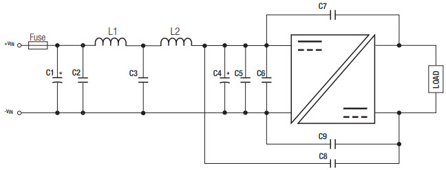 RP40-FR_Typical Application Reference Design | DC to DC Single Output Power Supplies | Arrow.com