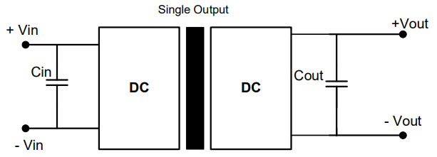 AM2M-NZ_Typical Application Reference Design | DC to DC Single Output Power Supplies | Arrow.com