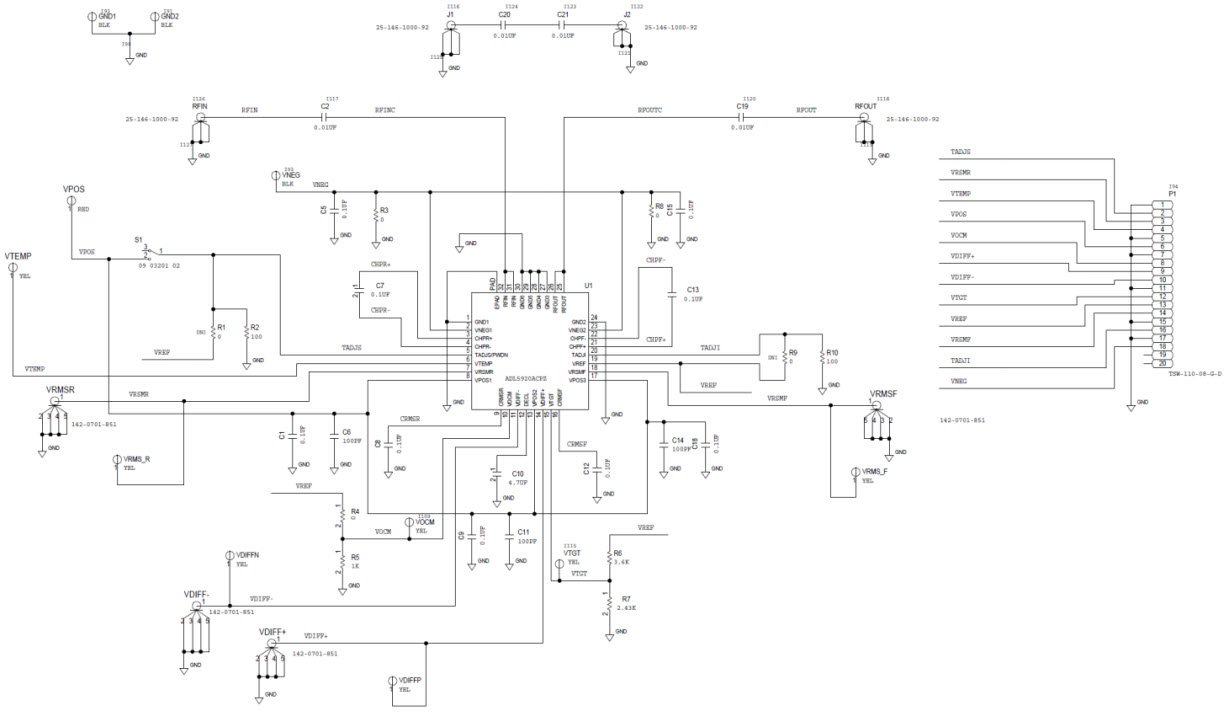 ADL5920-EVALZ Reference Design | RF Power Detectors | Arrow.com