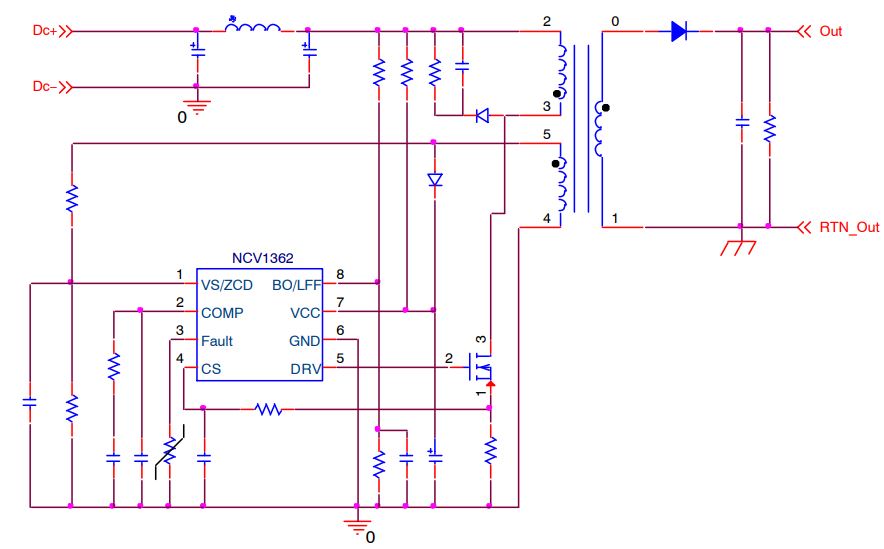 AND90111/D Reference Design | DC to DC Single Output Power Supplies ...